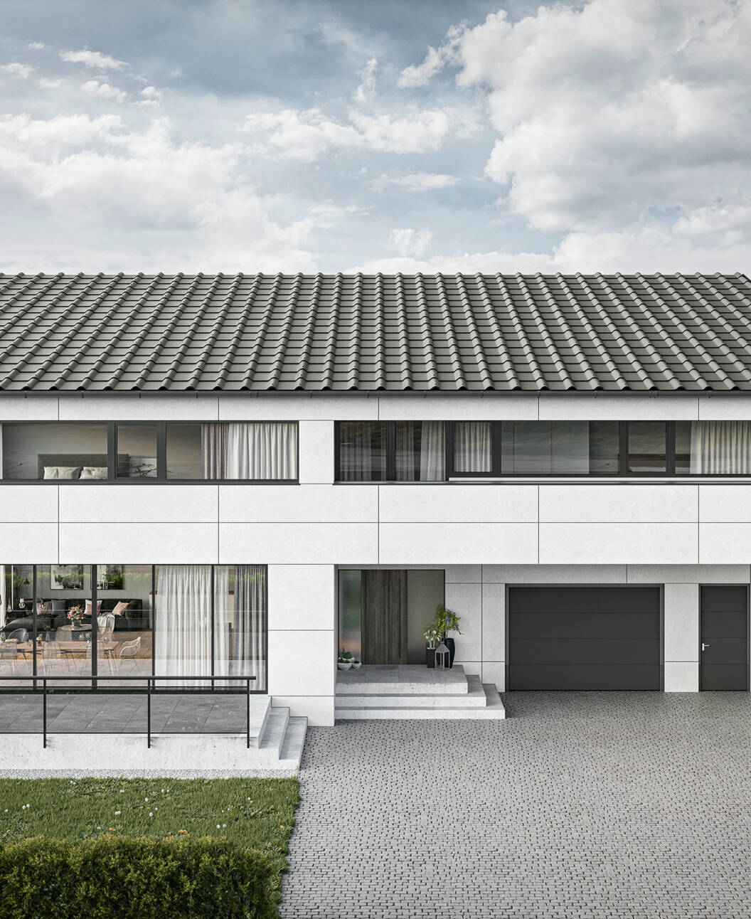 Ondapress-57 Dachsystem - Sturmfest und ökonomisch - Swisspearl