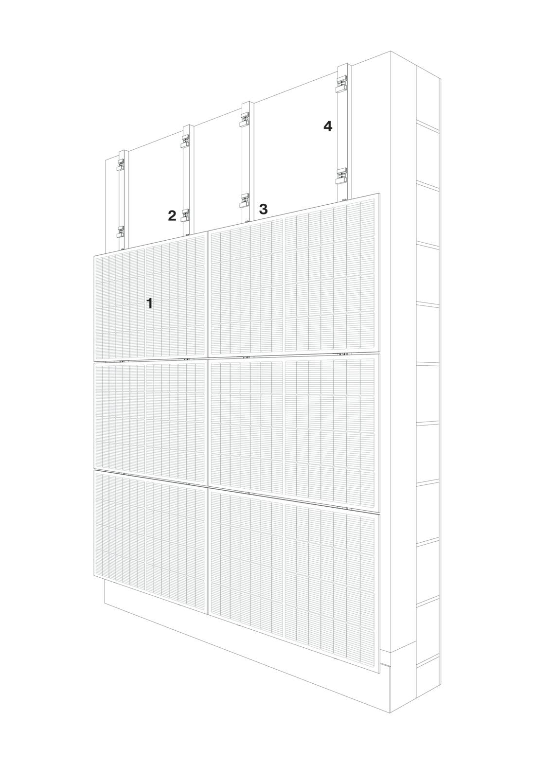 Solarmodule für die Fassade - nahtlos integriert - Swisspearl